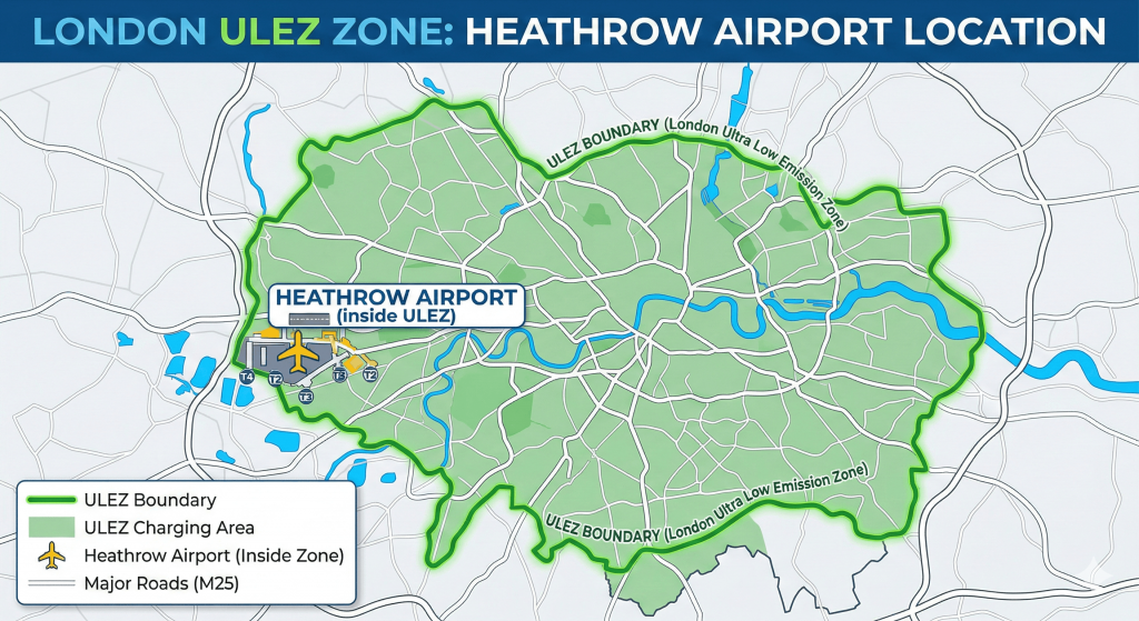 Is Heathrow in the ULEZ Zone? Terminal-by-Terminal Guide
